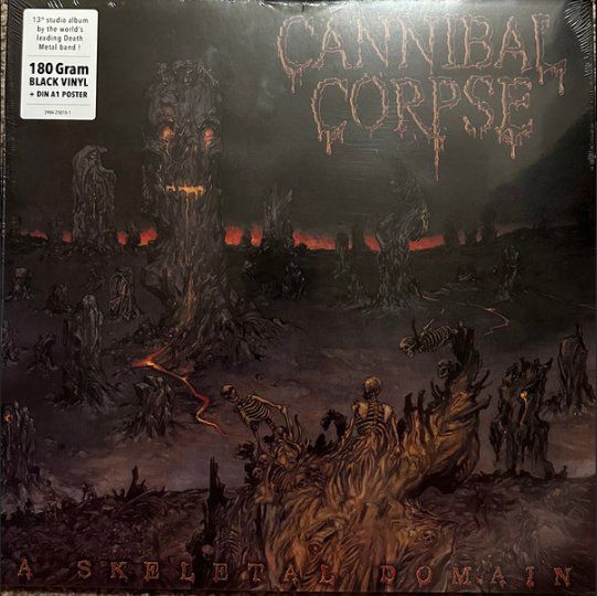 Vinyle Cannibal Corpse - A Skeletal Domain - LP Limited Ed.. (D ...