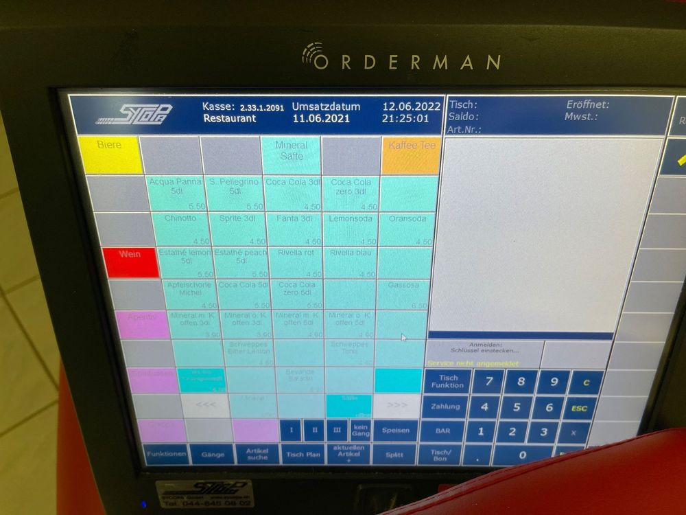 Orderman Kasse (Gebraucht) in Zürich für CHF 85 – nur Abholung auf Ricardo kaufen