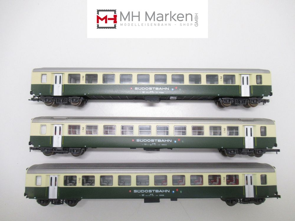 Lima 3x 309519 Personenwagen 2.Kl. Südostbahn DC GS H0 (Gebraucht) in ...