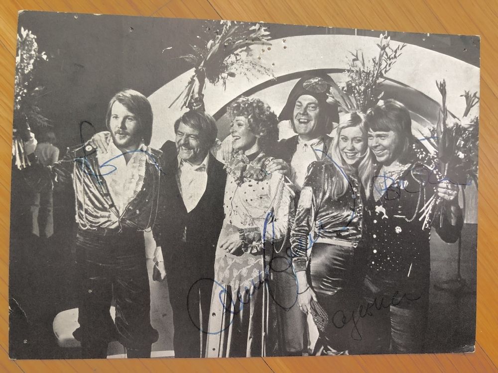ABBA Rarität - Original Autogramm 1974 (Gebraucht) in Wettingen für CHF 790 – mit Lieferung auf ...