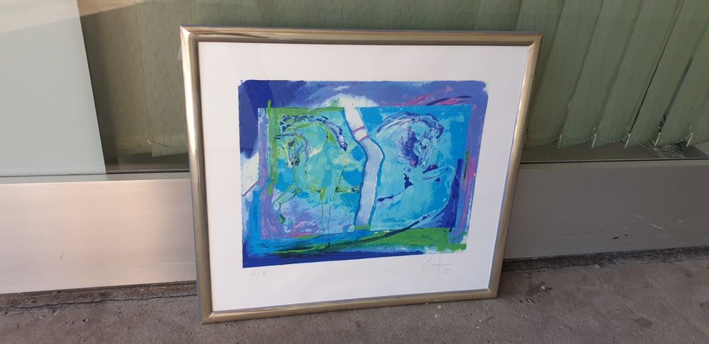 Original Lithographie Rolf Knie Pferde | Kaufen auf Ricardo