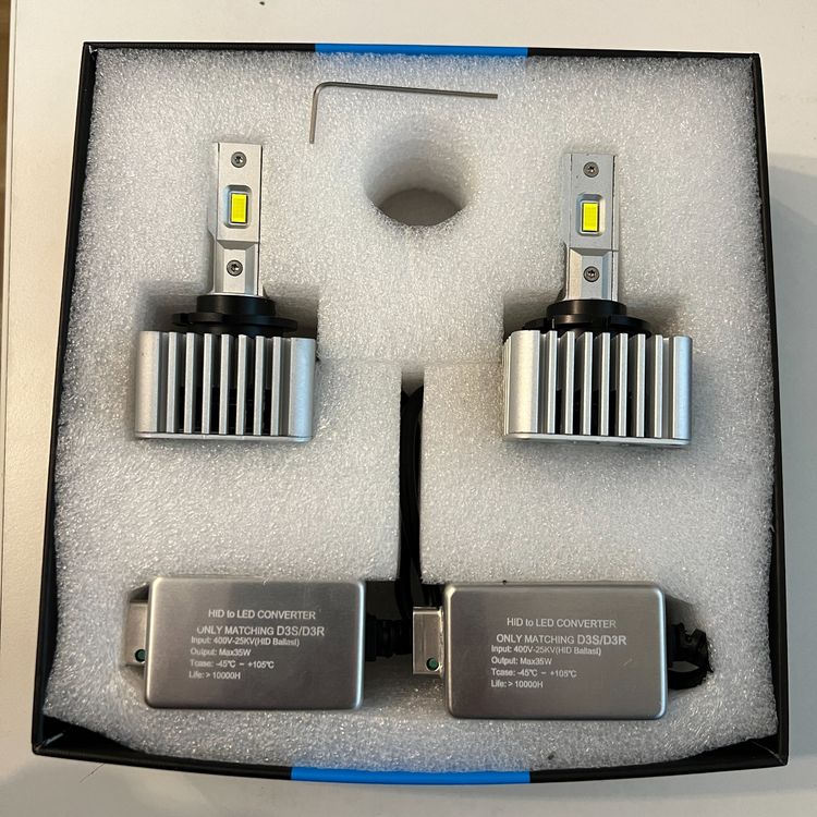 Premium LED Xenon D3S D3R 6000K Scheinwerfer (Neu und originalverpackt ...