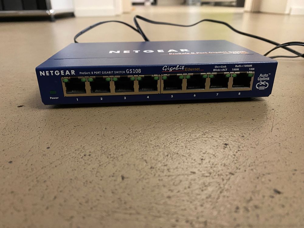 Netgear ProSafe 8 Port Gigabit Switch GS 108 (Gebraucht) in Elgg für ...