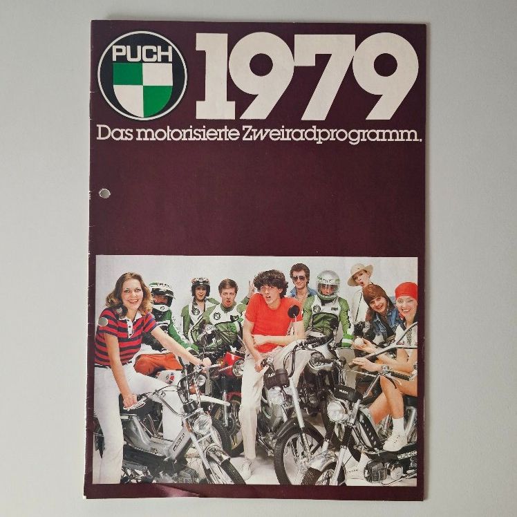 Puch Zweiradprogramm 1979 Prospekt (Gebraucht) in Stein AG für CHF 25 – mit Lieferung auf ...