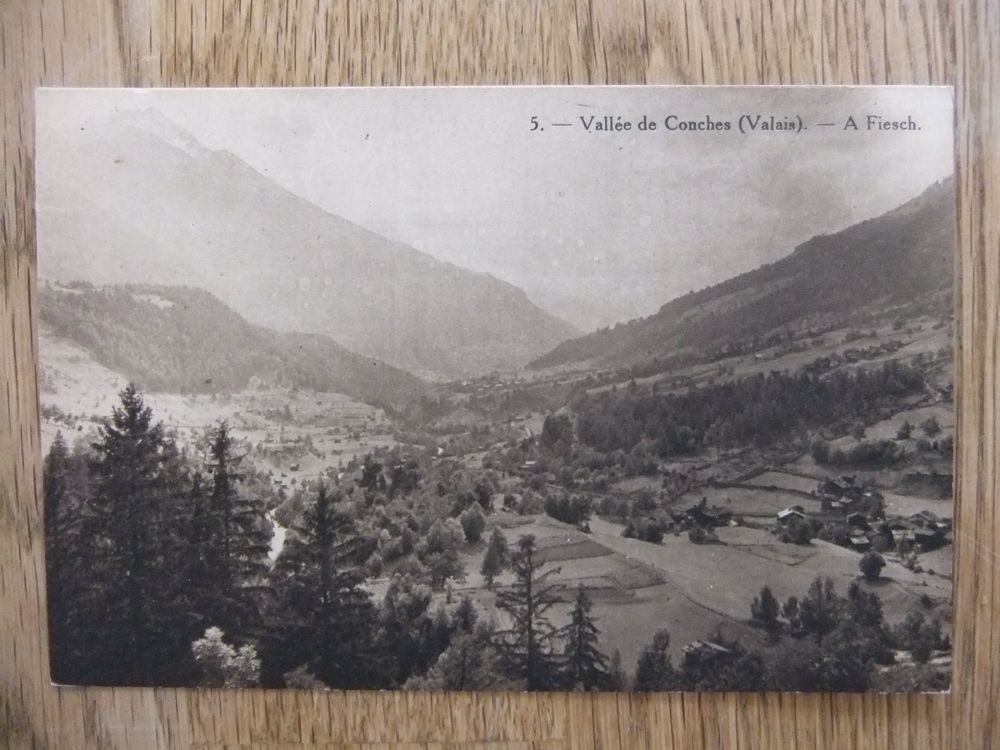 Nr. 5 Vallée Conches Fiesch zur Eröffnung der Furkabahn 1914 (Gebraucht) in St. Niklaus VS für ...