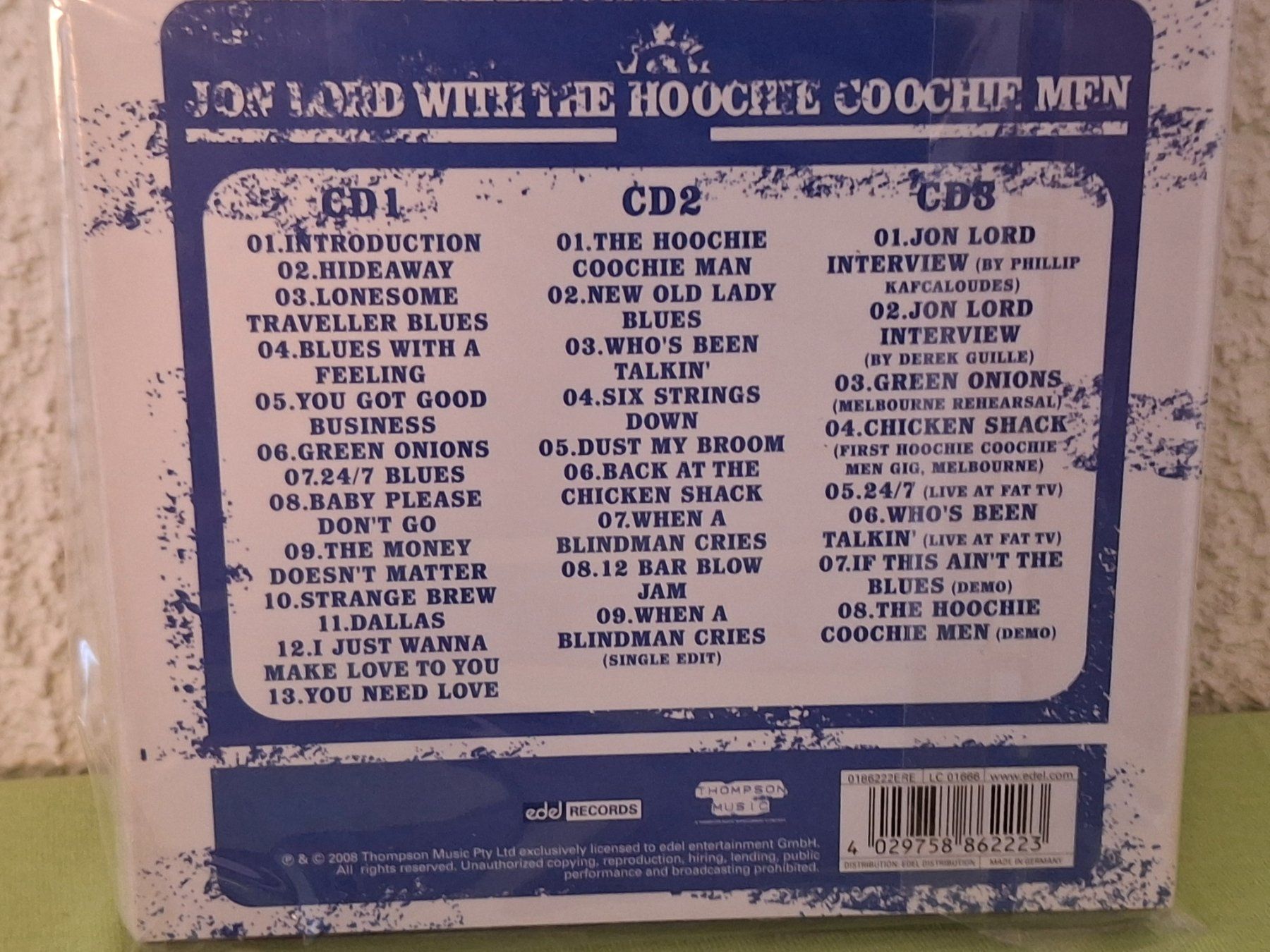 3CD Jon Lord & Hoochie Coochie Men - Live - Limited NEU!🛑 (Gebraucht ...