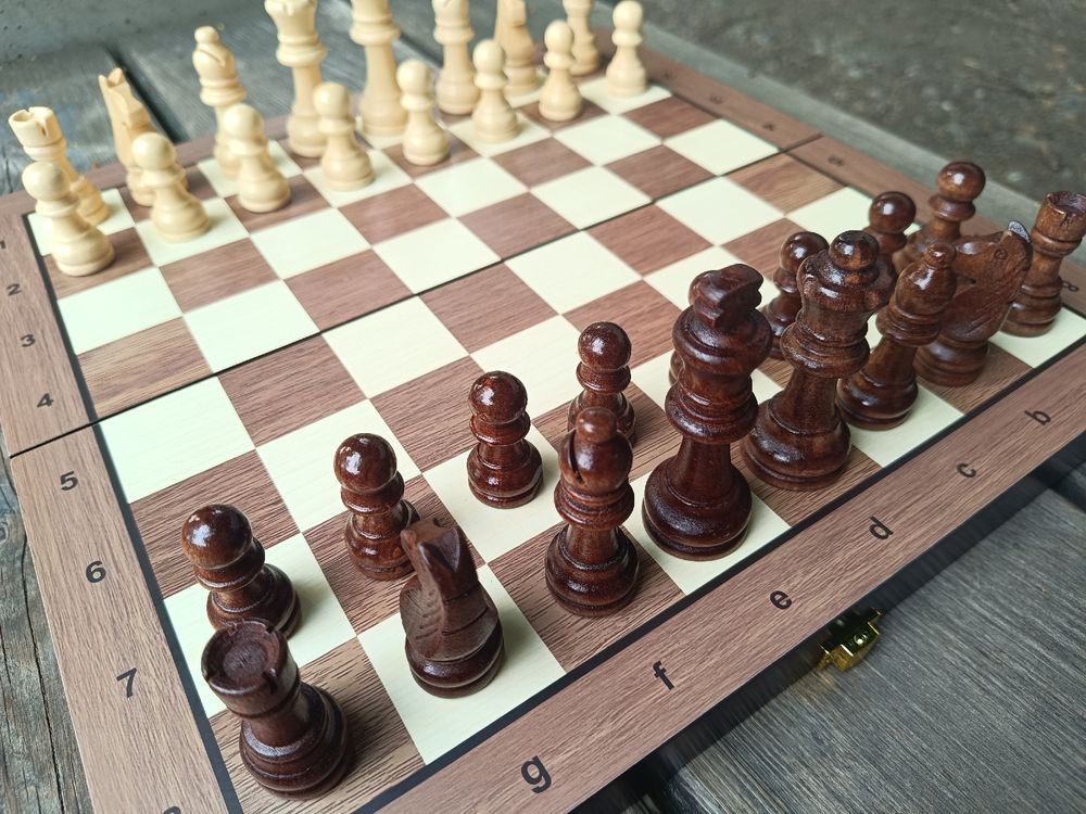 Wooden Chess Set board Schach (Neu (gemäss Beschreibung)) in Zürich für ...