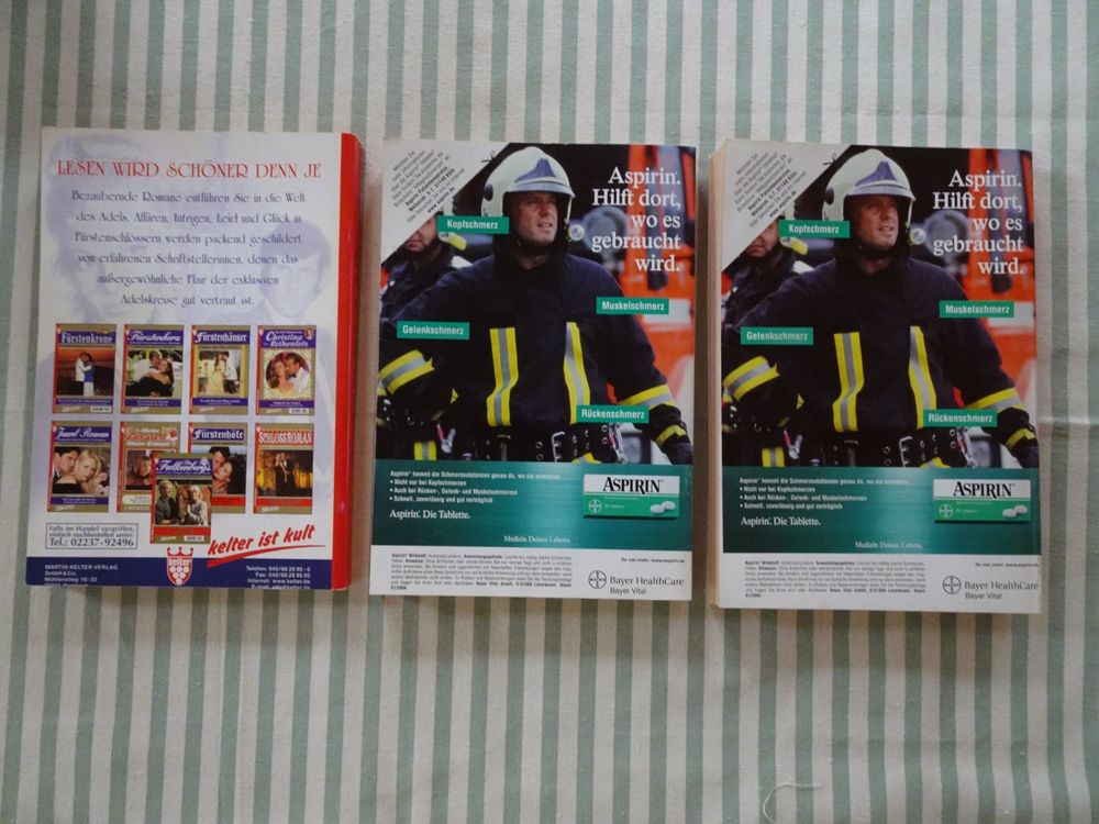 3 alte Romane LOVE STORIES in grosser Schrift - M55 (Gebraucht) in ...