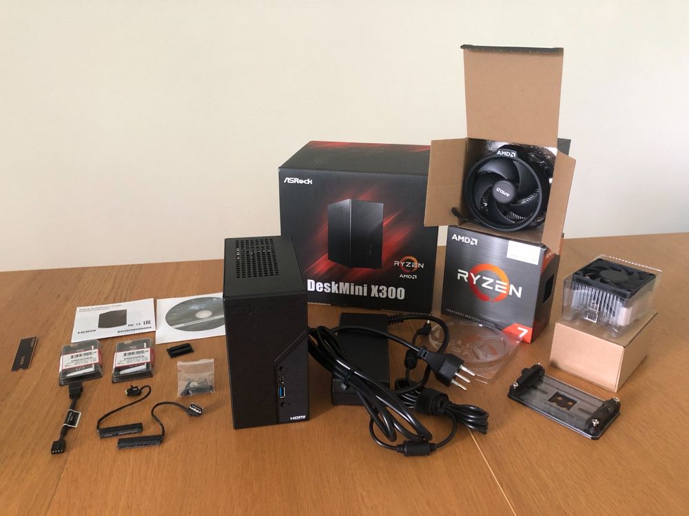 Mini PC ASRock DeskMini X300, Ryzen 7 5700G, 64GB RAM, 1TB (Neu (gemäss ...