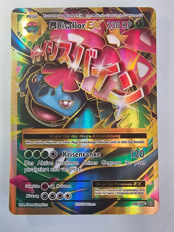 Pokemon Karte Gold MBisaflor EX (Gebraucht) in Moosseedorf für CHF 34 ...