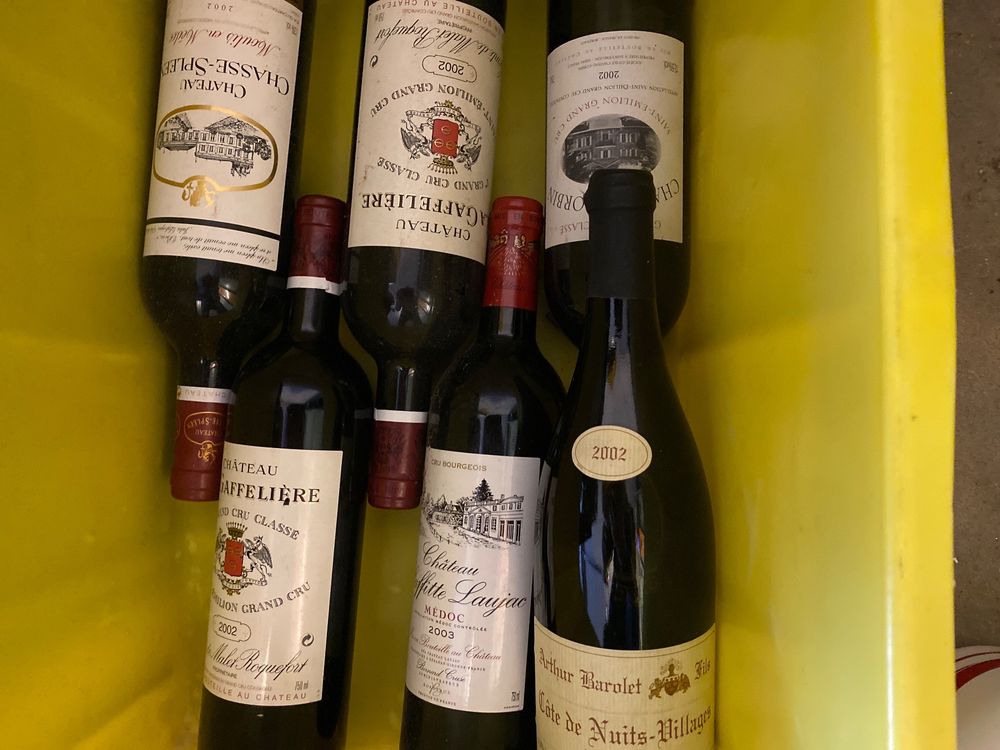 6 bouteiles de vins divers, 2002/3 lot D (D'occasion) à pour CHF 132 ...