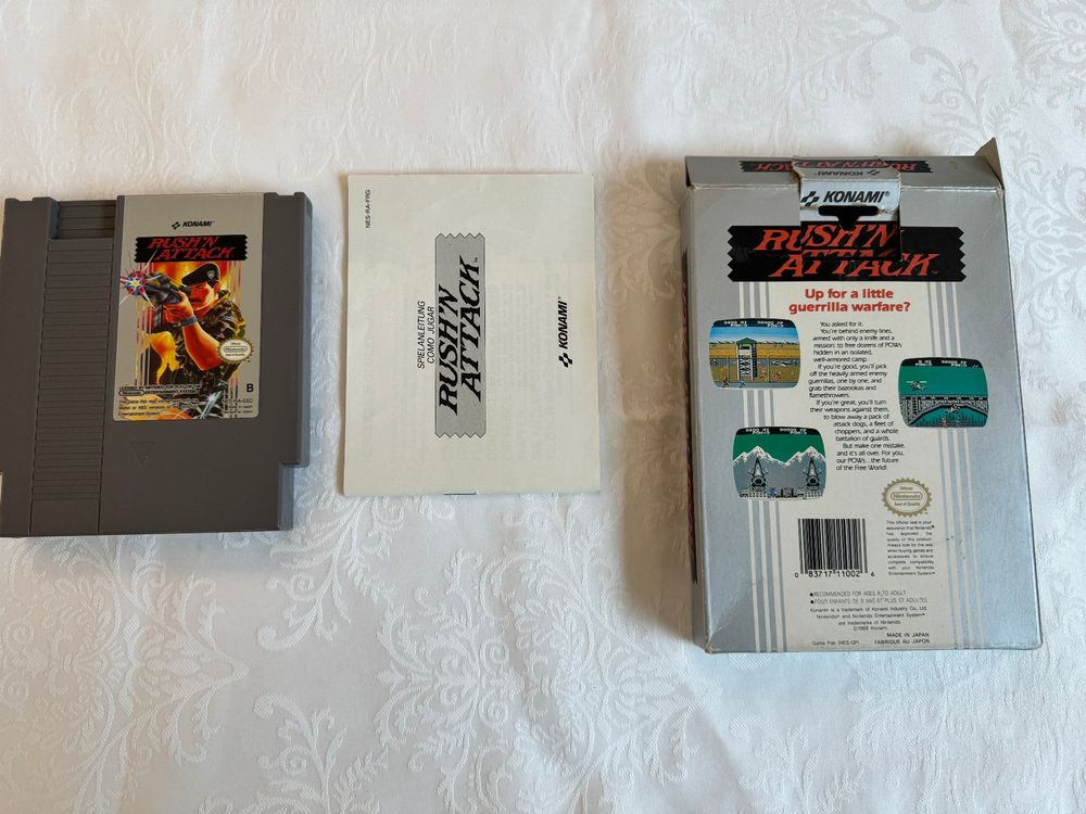 NES Rush'n Attack Nintendo System NES Game inkl. OVP ab 1.- (Gebraucht ...