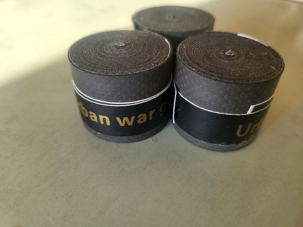 3x Urban War Gear tennis Squash Grip Tape Black (Neu (gemäss ...
