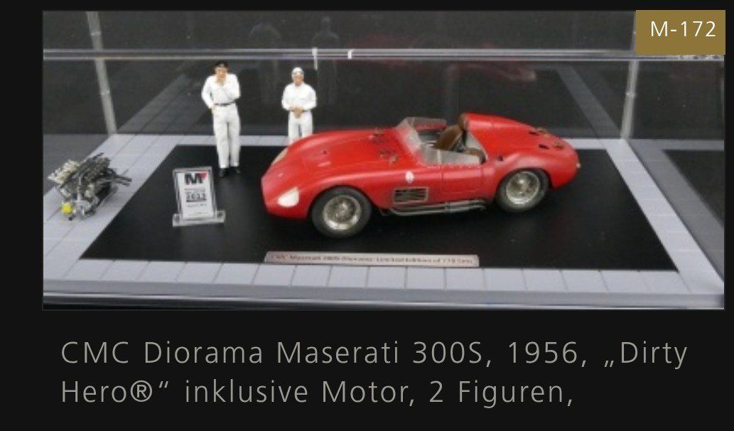 RAR 1:18 CMC Maserati 300S Dirty Hero Diorama (Gebraucht) in Wittenbach ...