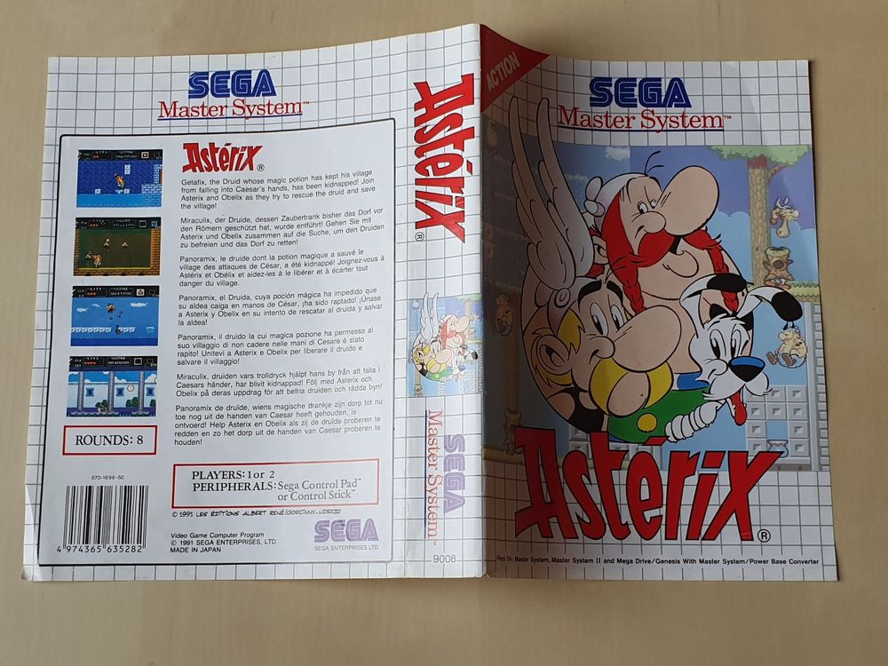Cover von Asterix für Master System | Kaufen auf Ricardo