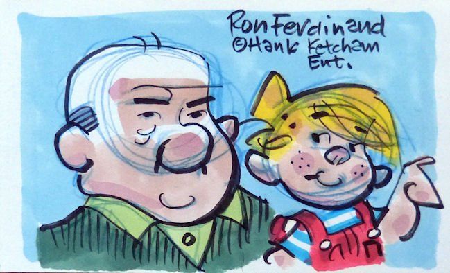 Ron Ferdinand (1951) Cartoonist - Zeichnung von Dennis | Kaufen auf Ricardo