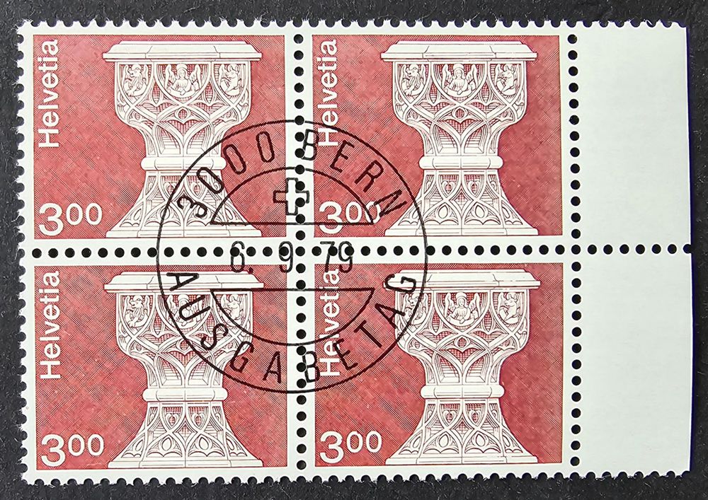 Z 612 Taufstein,Saanen/Viererblock ET ** (1979) (Neu (gemäss Beschreibung)) in Hittnau für CHF 2 ...