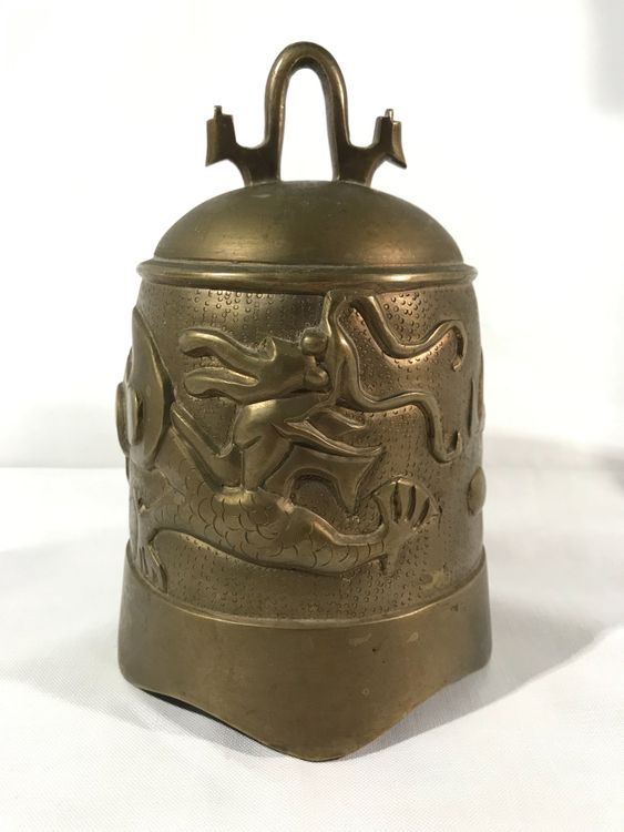 Gong cloche antique de temple chinois en bronze 1kg (Gebraucht) in ...