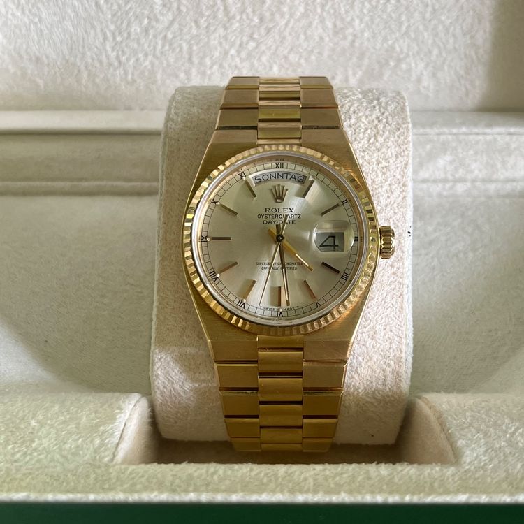 Rolex Oysterquartz Day-Date 1901 18K Gelbgold 153g | Kaufen auf Ricardo