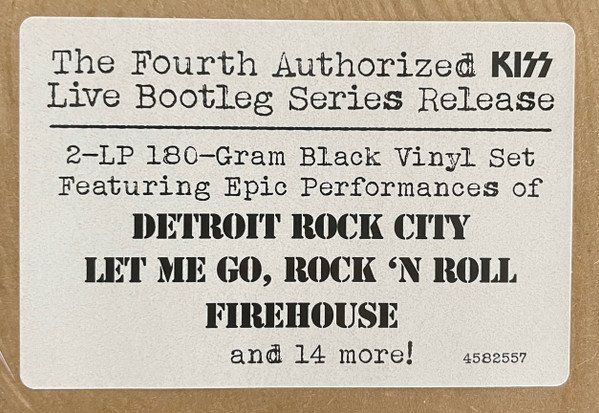 Kiss – Off The Soundboard: Live in Des Moines (Neu und originalverpackt ...