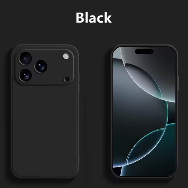 iPhone 17 Pro Max Silikonhülle Schwarz – Softcase (Neu und ...