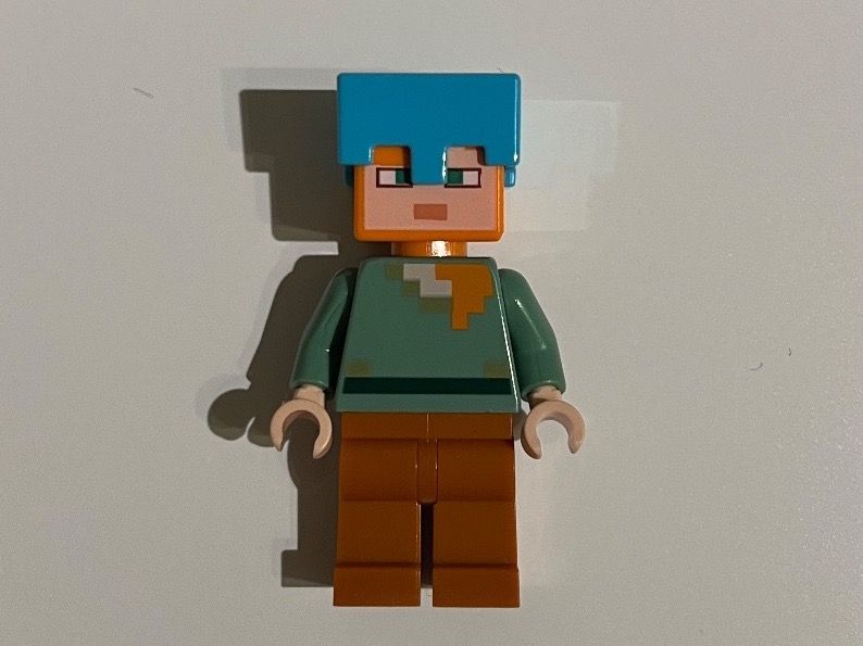 Lego Minecraft - Alex, Medium Azure Helmet - min062 (Gebraucht) in ...