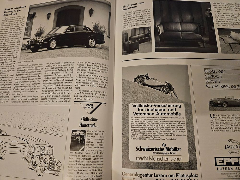 Jaguar Tribune NR 61 3/95 XK MK SS1 SS E Type XJ xx (Gebraucht) in ...