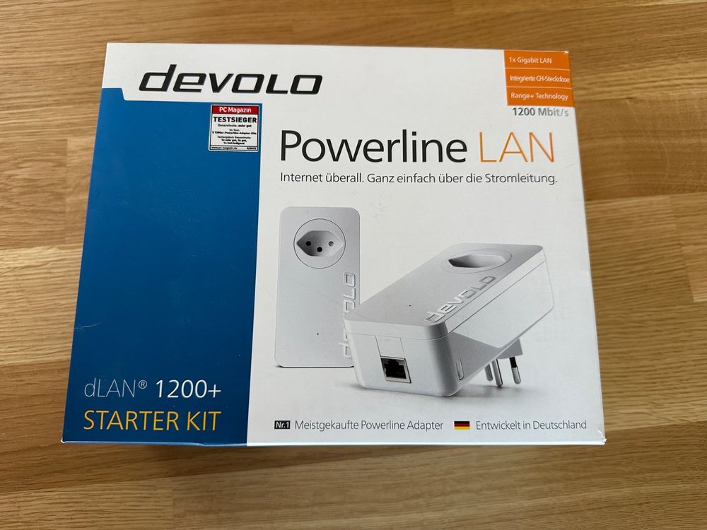 PowerLine Devolo Dlan 1200+ (Gebraucht) in Riehen für CHF 56 – mit Lieferung auf Ricardo kaufen