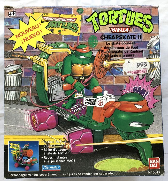 TEENAGE MUTANT NINJA TURTLES/TORTUES - CHEAPSKATE II - 1989 (Neu ...