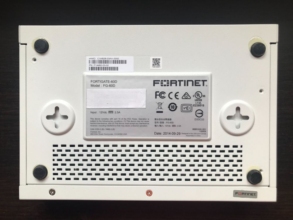 Fortinet FortiGate 60D Firewall (factory reset) (Gebraucht) in Näfels ...