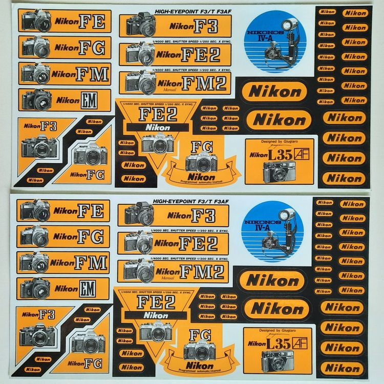 Nikon, Sticker-Set | Kaufen auf Ricardo