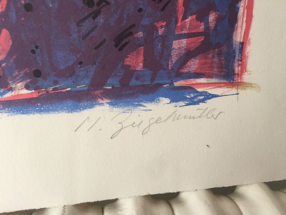 Faszinierte Lithografie Hand Signiert und Numeriert | Kaufen auf Ricardo