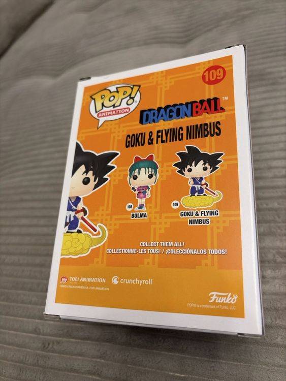 Funko POP! Dragon Ball Z - Goku & Flying Nimbus #109 (Neu (gemäss ...