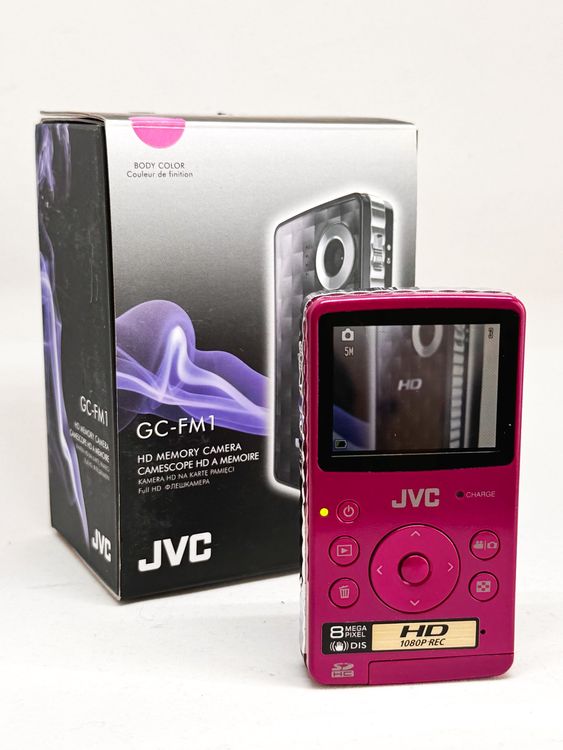 Caméra JVC PICSIO GC-FM1 Violet - Vintage mais Full HD ! (D'occasion) à ...