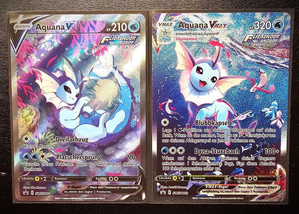 Aquana v + Aquana VMAX Promo, deutsch - Selten (Gebraucht) in Seon für ...