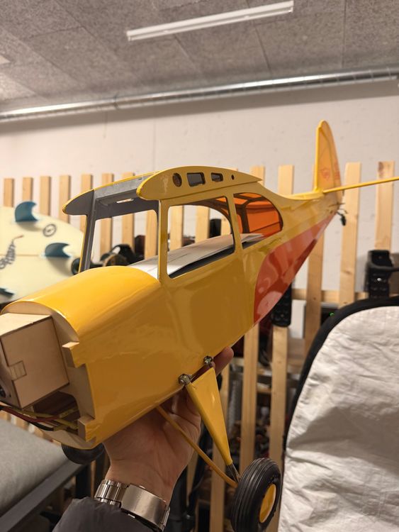 Modellflugzeug RC AERONCA CAMP 15e Piper Cub E-flite ARF (Defekt) in ...