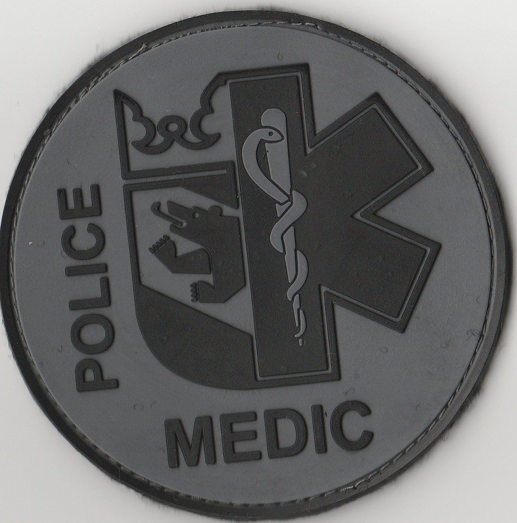 Police Medic Aufnäher Polizei Sanität Rettungsdienst Klett. (Neu und ...