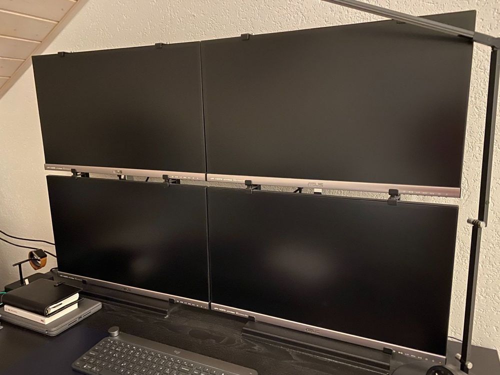 4x Asus 27" Monitor mit Ständer, Gaming, Trading, Büro (Gebraucht) in ...