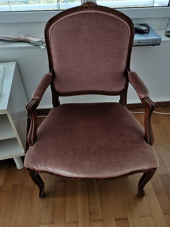 Louis Philipp Sessel mit Rosenschnitzereien (Gebraucht) in Suhr für CHF ...