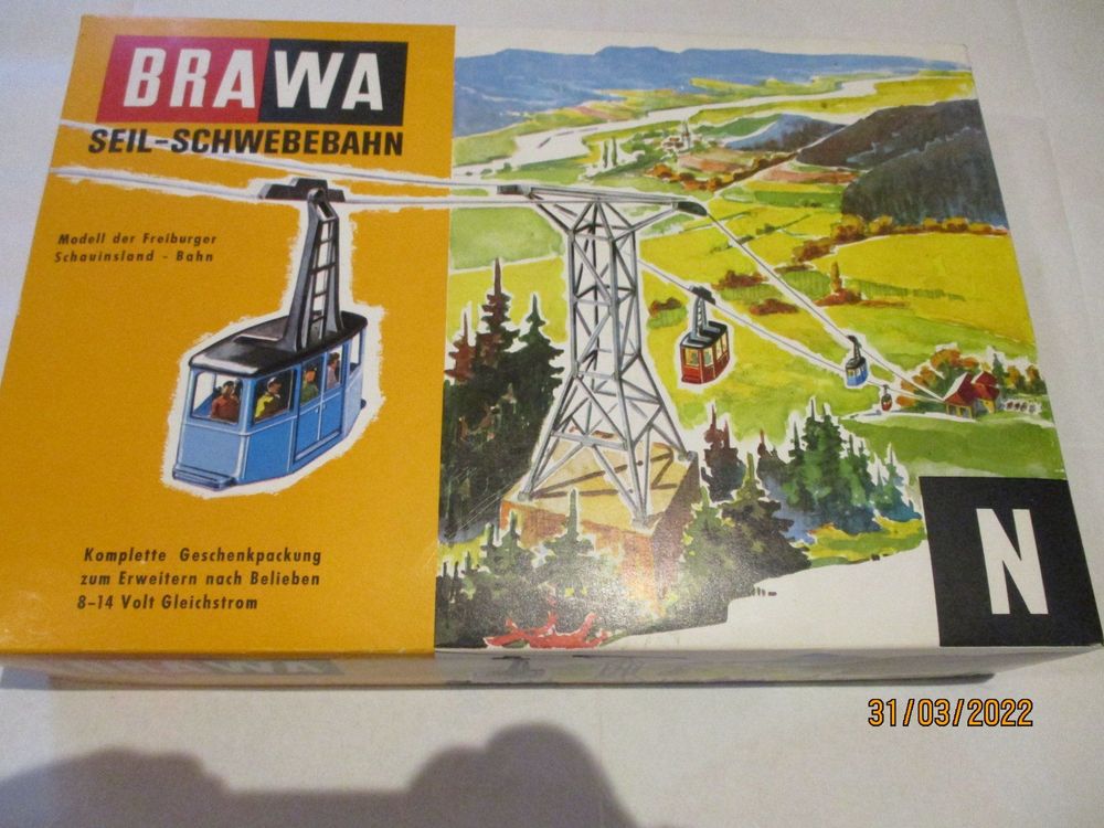 BRAWA 6560 N FREIBURGER SCHAUINSLAND SEIL SCHWEBEBAHN | Kaufen auf Ricardo