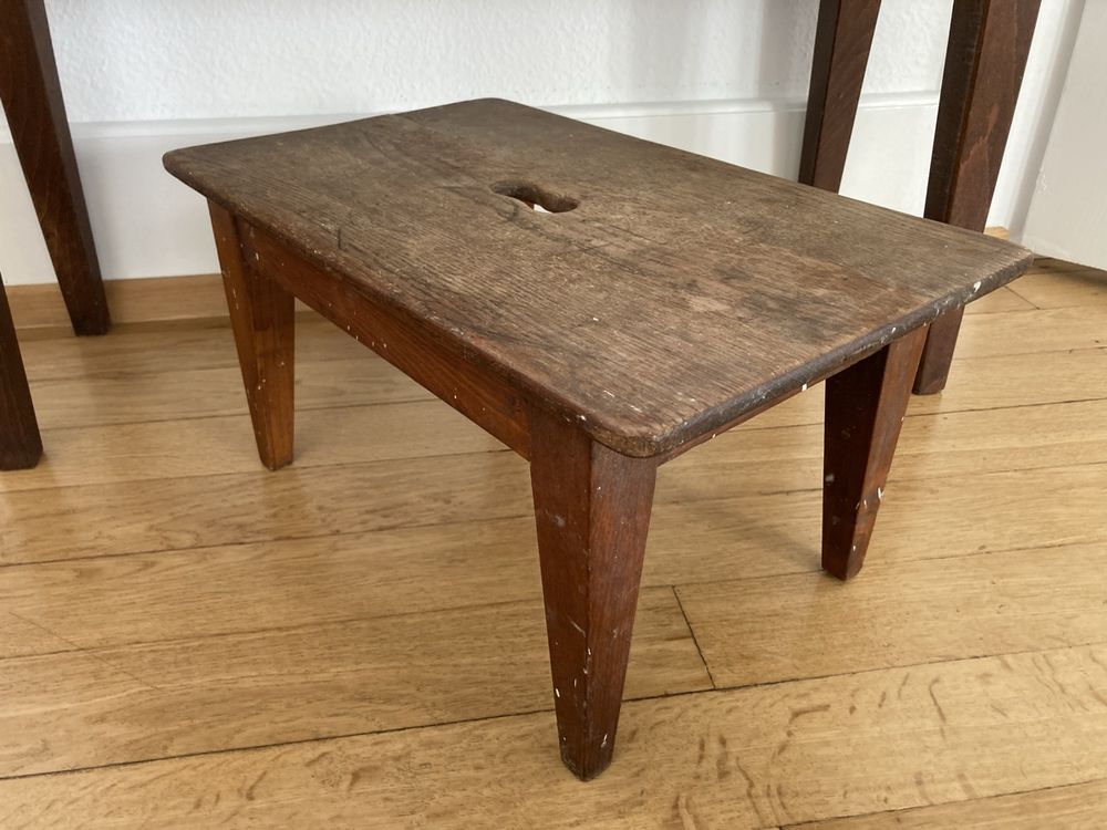Alter Schemel Fussschemel Tabourettli Holztritt (Gebraucht) in ...