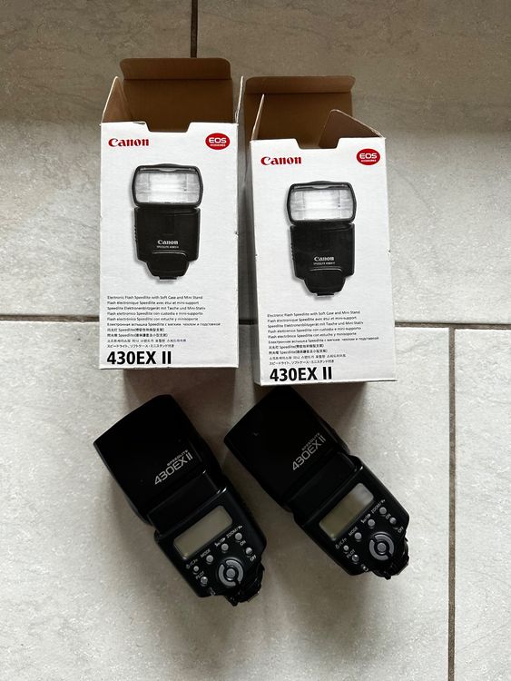 2 x Canon "Speedlite" 430 EX II (Gebraucht) in Winterthur für CHF 70 ...