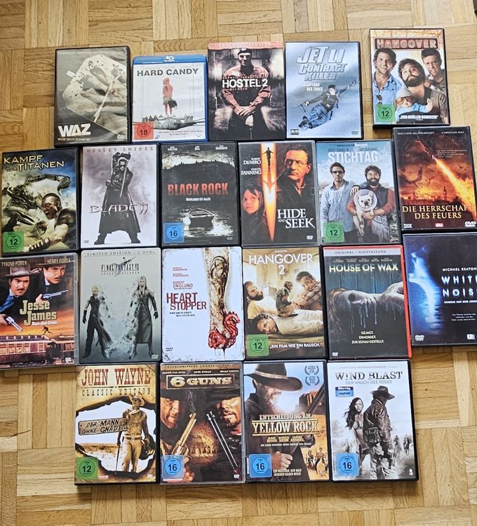 20 DVDs +1 blu-ray disc (Gebraucht) in herisau für CHF 8.9 – mit ...