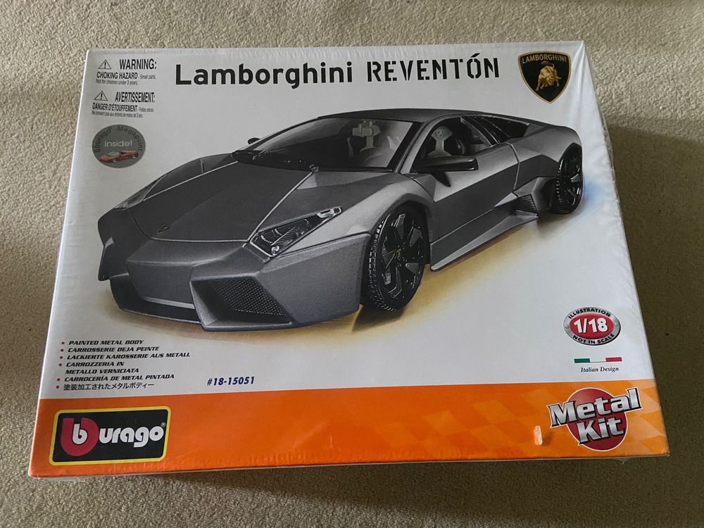 Burago fiat 500 und lamborghini metal kit (Gebraucht) in Sissach für ...