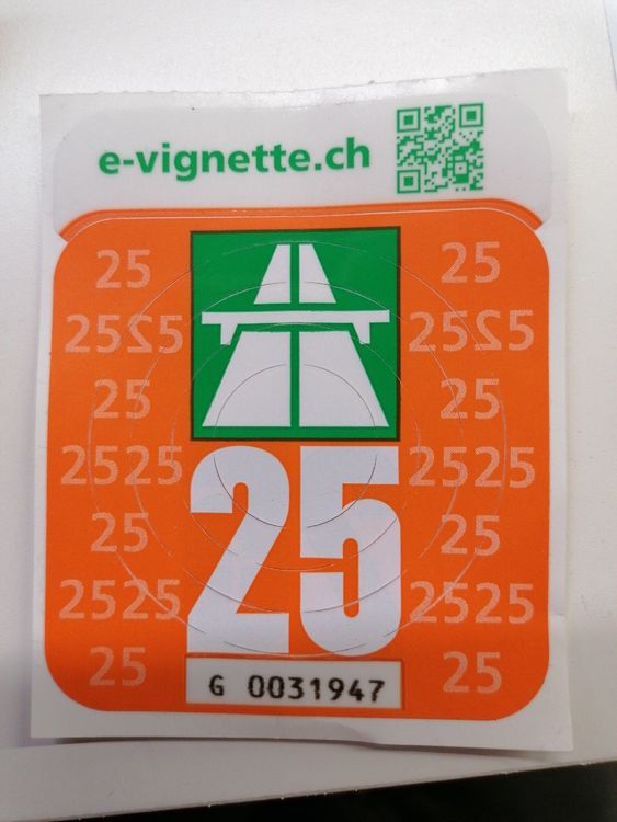 Autobahn Vignette (Neu und originalverpackt) in Bellikon für CHF 35 ...