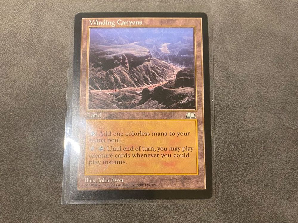 Magic the Gathering Winding Canyons (EN) Wheatherlight (Neu (gemäss ...