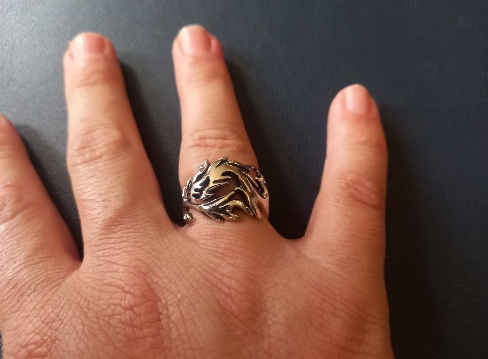 Tribal Viking Dragon Ring / Bague Dragon Viking Tribal (Neu (gemäss ...