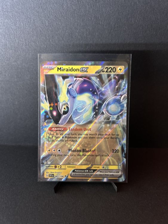 Pokemon Karte: Double Rare, Miraidon EX, 081/198, EN (Gebraucht) in ...