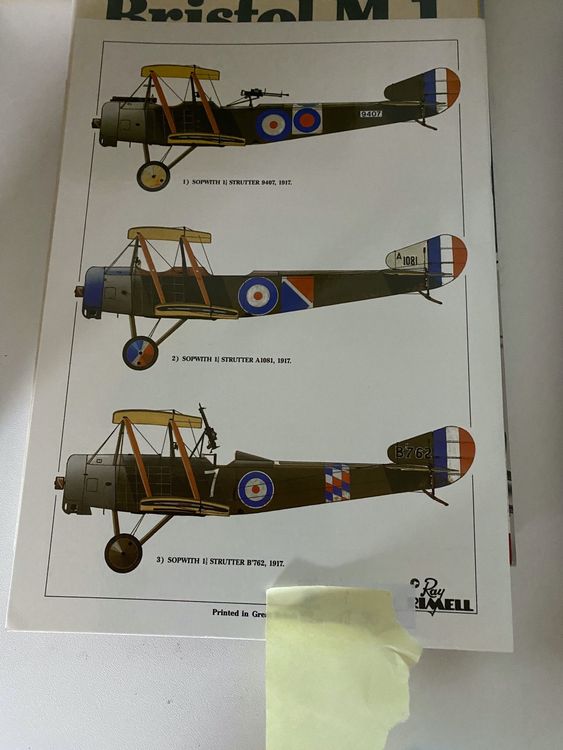 BUCH ENG SOPWITH 11/2 STRUTTER WWI WINDSOCK DATAFILE 34 (Gebraucht) in MÜHLEDORF/SO für CHF 7.5 ...
