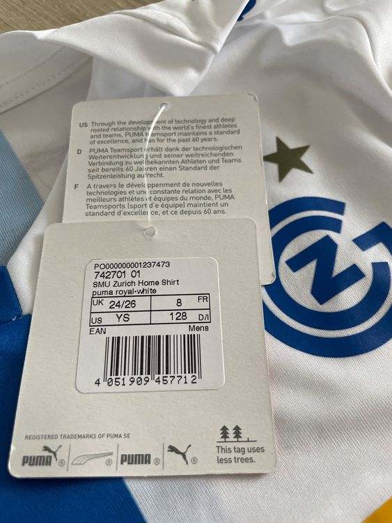 GC Zürich Fussball-Set Puma, Grösse 128, YS (Neu (gemäss Beschreibung ...